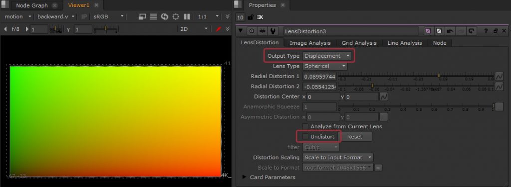 NUKE LensDistortion ノードについて パート2 – インディゾーン Foundry サポートブログ